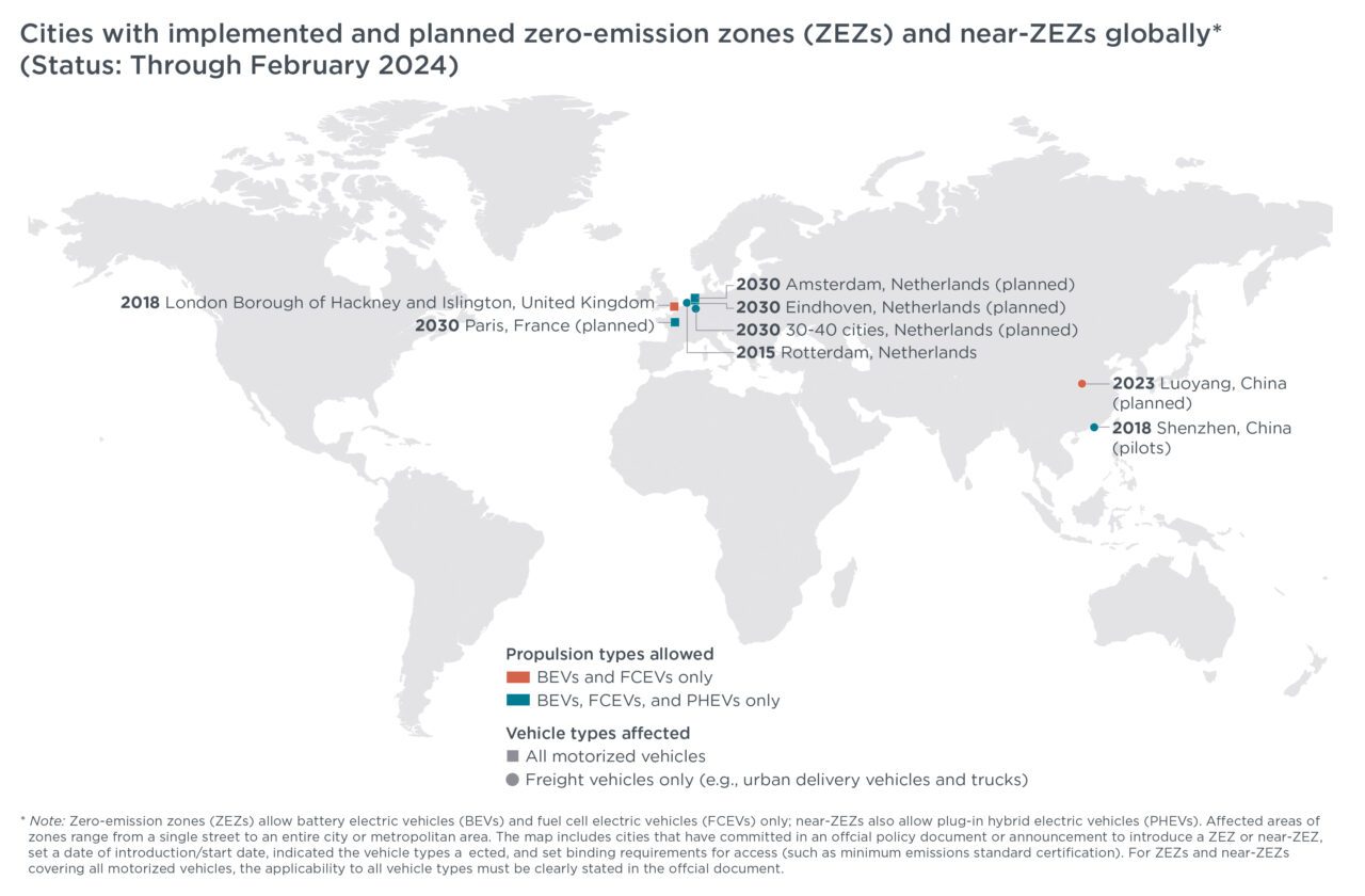 Zero-emission vehicle phase-ins: Zero-emission zones (February 2024) - International Council on ...